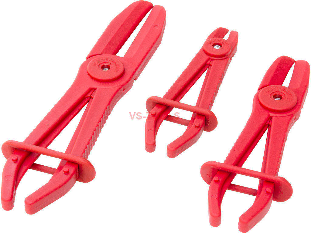 3pcs Flexible Hose Clamps Line Clamp Pinch Off Pliers Set